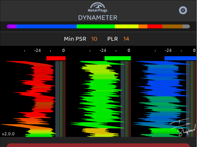 Dynameter 2: Dynamics metering for AAX, AU and VST